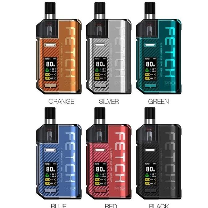 Jual Authentic SMOK Fetch Pro 80W VW Pod Kit vapo Mod Bisa Koil RGC RPM ...