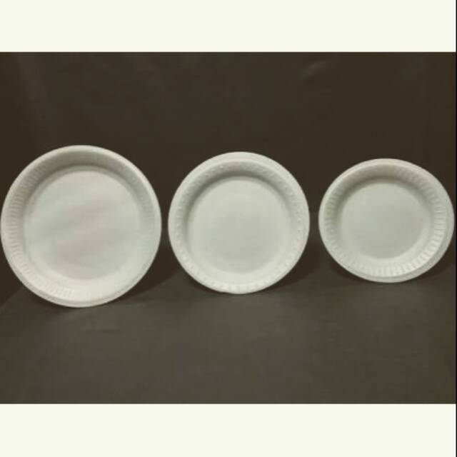 Jual Piring Styrofoam Sedang "KCS" Size 7,5 Inch (19Cm) | Shopee Indonesia