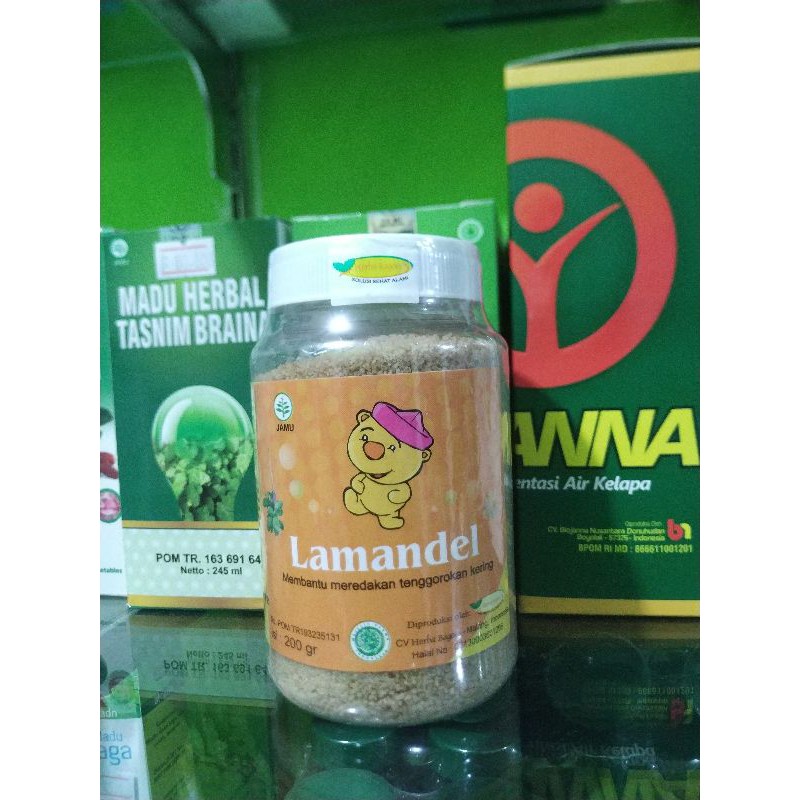 Jual LAMANDEL OBAT HERBAL AMANDEL & RADANG TENGGOROKAN ORIGINAL ...