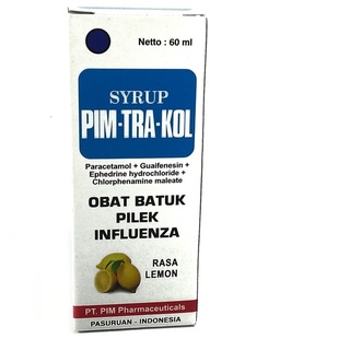 Jual PIMTRAKOL PLUS SYRUP RASA LEMON 60 ML (Kemasan Biru) | Shopee ...