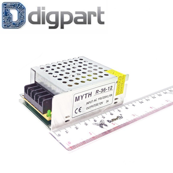 Power Supply JC-36-12 DC 12V/12 Volt 3A/3 Ampere 36W/36 Watt | Shopee ...