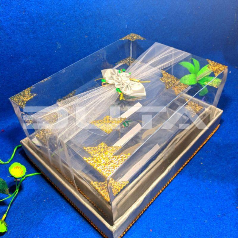 Jual Parcel Hantaran Lamaran Seserahan Pernikahan Isi 4 Tutup Box Mika ...