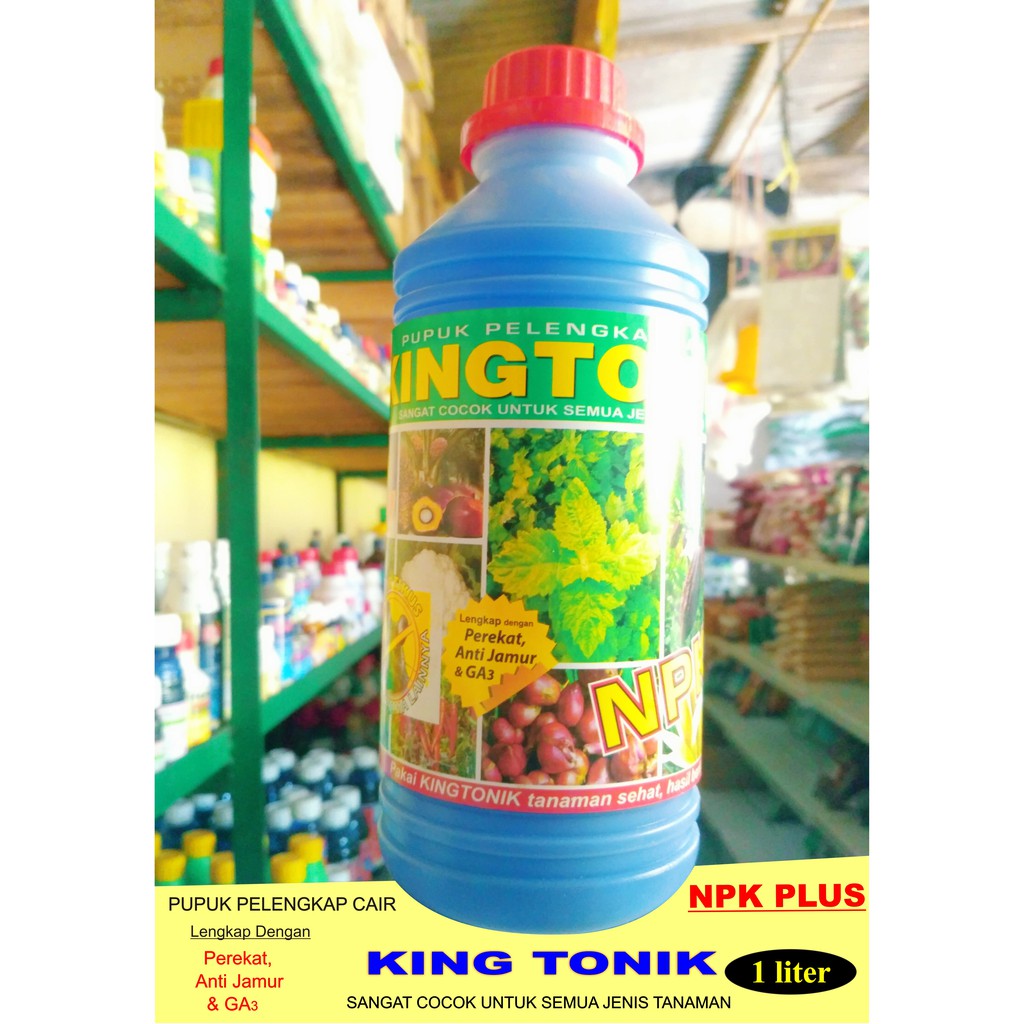 Jual Pupuk Pelengkap Cair KING TONIK NPK Plus 1L | Shopee Indonesia