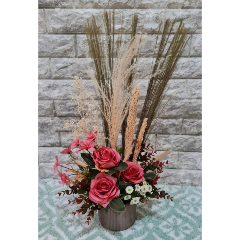 Jual Bunga Rustik dalam Pot Resin Artificial part 1 | Shopee Indonesia