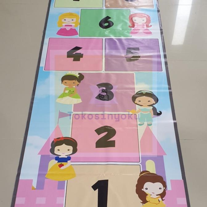Jual engklek / tapak gunung / hopscotch / karpet engklek ukuran ...