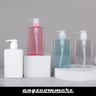 Jual BOTOL REFILL SABUN CAIR LOTION SHAMPOO KOTAK BIRU TEBAL PUMP 150ML ...
