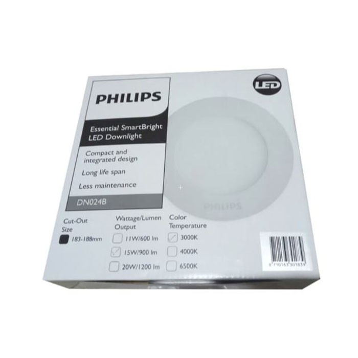 Jual Philips SmartBright LED Downlight DN024B - 15W Warm White - D150 ...