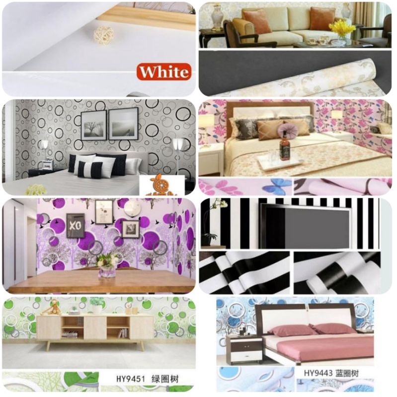 Jual SALE (COD)!! WALPAPER STICKER DINDING POLOSAN DAN MOTIF Indonesia ...