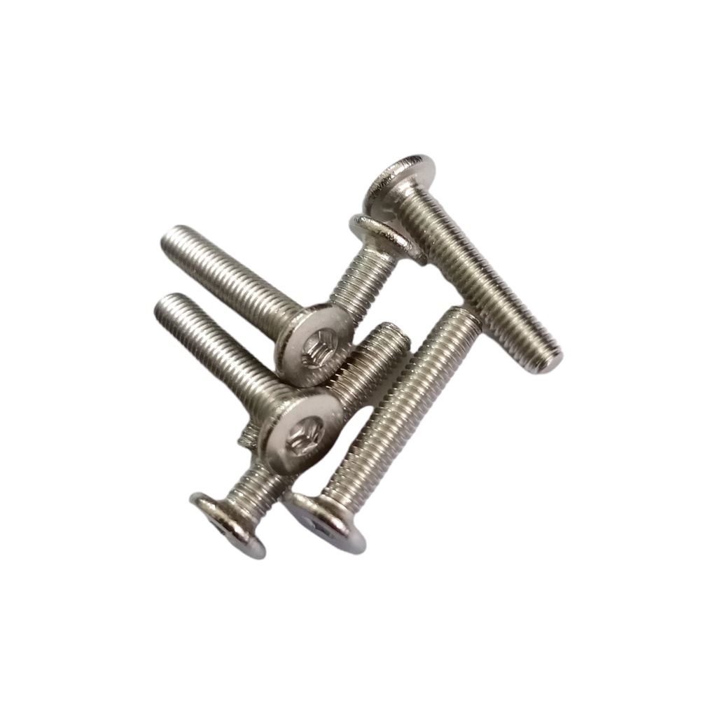 Jual Baut Ultra Thin M3 x 6 SS304 Baut Soket super tipis Drat 3mm hexa ...