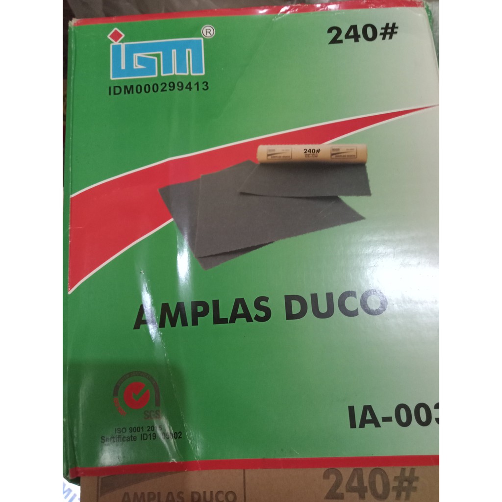 Jual AMPLAS DUCO IGM LEMBARAN GRITT 100 240 320 500 600 1000 | Shopee ...