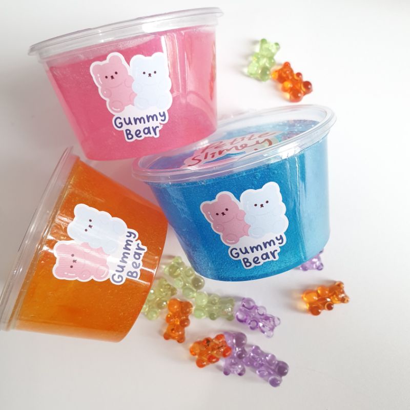 Jual Gummy Bear Slime / Jelly slime / clear slimep | Shopee Indonesia