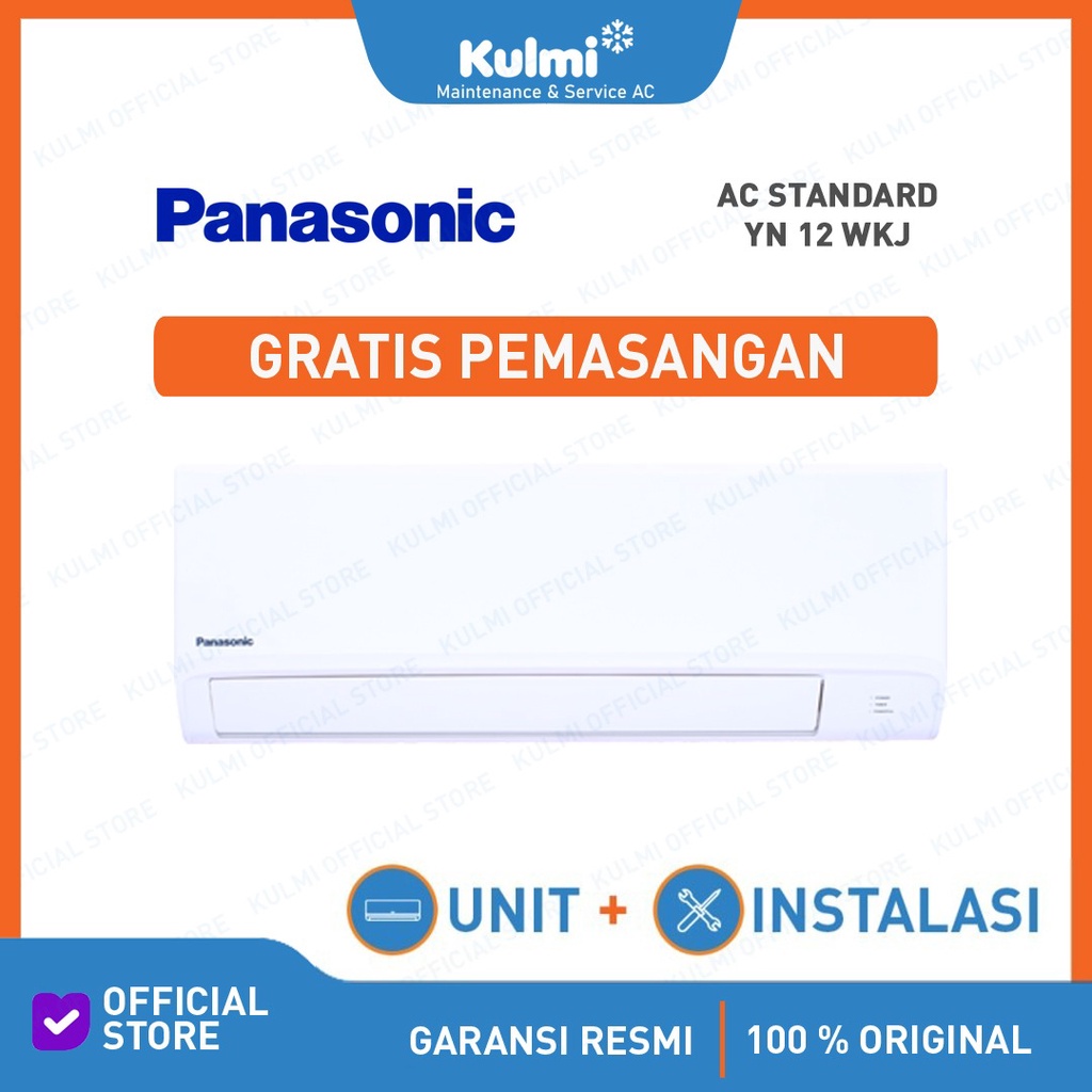 Jual AC PANASONIC YN-12WKJ 1,5PK + PASANG PANASONIC YN 12 WK 1,5 pk ...