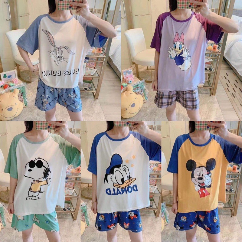 Jual CARTOON PAJAMAS SET (HP) Indonesia|Shopee Indonesia
