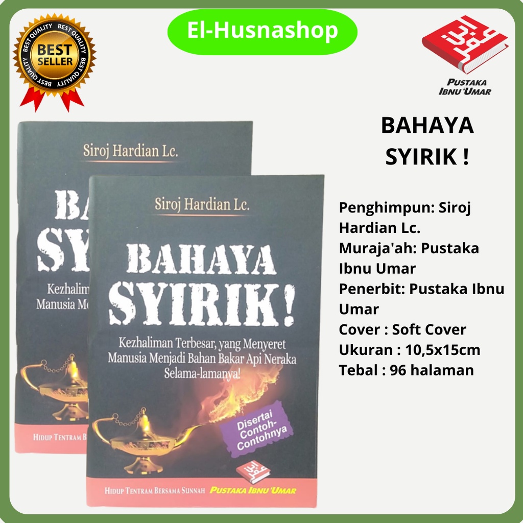 Jual Buku Bahaya Syirik Pustaka Ibnu Umar Disertai Contoh Contohnya ...