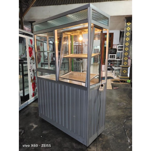 Jual rombong plus etalase chicken lengkap dg lampu | Shopee Indonesia