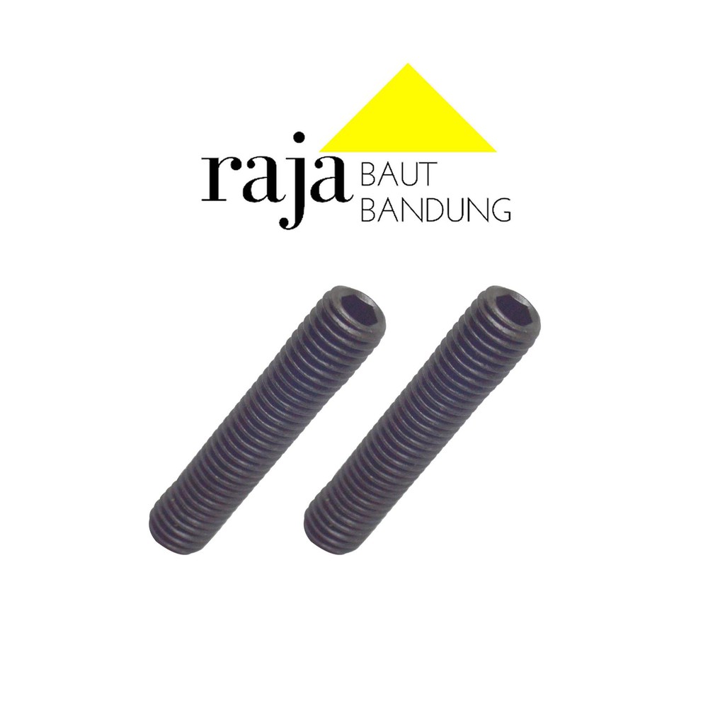 Jual BAUT L TANAM M4 4x16 BAJA HITAM SOCKET SET SCREW BAJA | Shopee ...