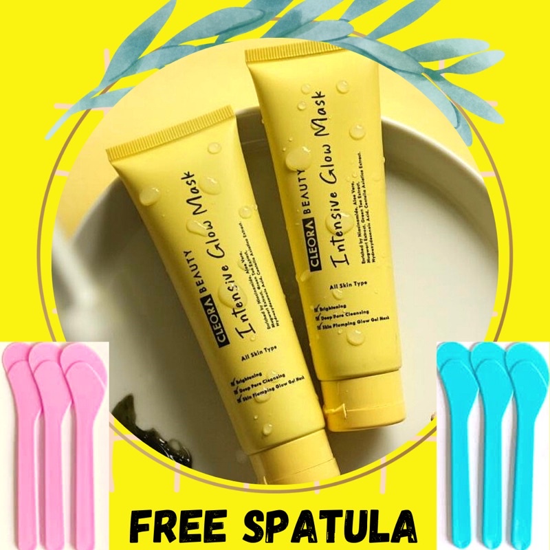Jual CLEORA BEAUTY ; INTENSIVE GLOW MASK ; EXFOLIATING GEL ...