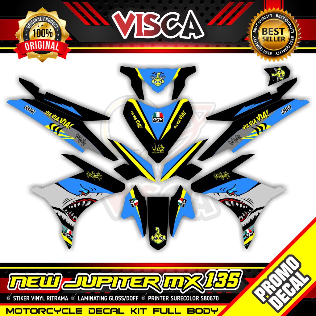 Jual Stiker Jupiter Mx 135 New Full Body Decal Jupiter Mx 135 New Full Body Striping New Jupiter ...