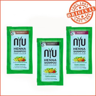 Jual NYU Henna Shampoo Hair Colour Color / Shampo Pewarna Rambut ...