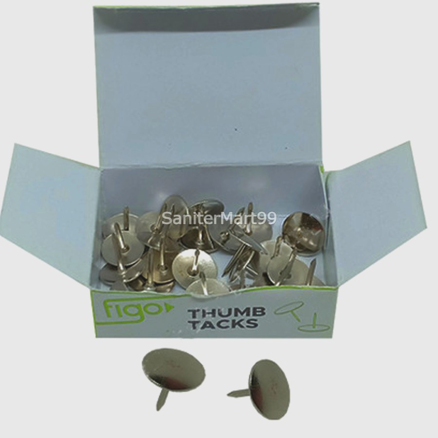 Jual THUMB TACKS FIGO PAKU PAYUNG PAKU PINES NAKAMI PAKU TEKAN PAKU ...
