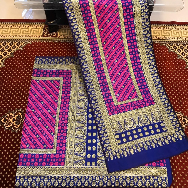 Jual SONGKET TENUN BUNGA CINA RAKAM BERKANDANG ORI - SONGKET ILHAM PALEMBANG | Shopee Indonesia