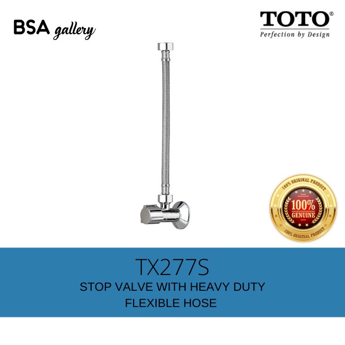 Jual STOP KRAN TOTO TX277S DENGAN FLEXIBLE / TX 277 S / STOP KERAN ...