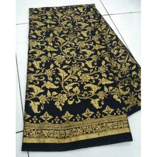 Jual KAIN BATIK PRADA / PRODO MOTIF BAKUNG KEMBANG GEDE WARNA EMAS ...