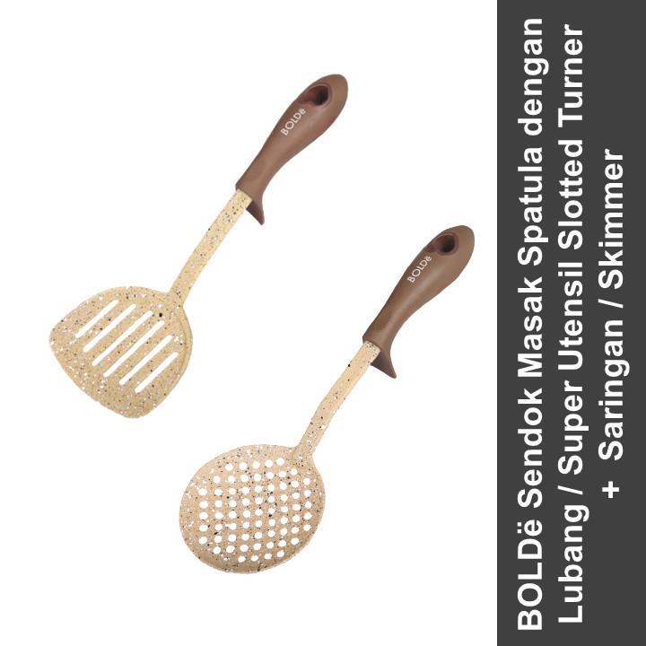 Jual BOLDe Sendok Masak Spatula dengan Lubang + Saringan / Super ...