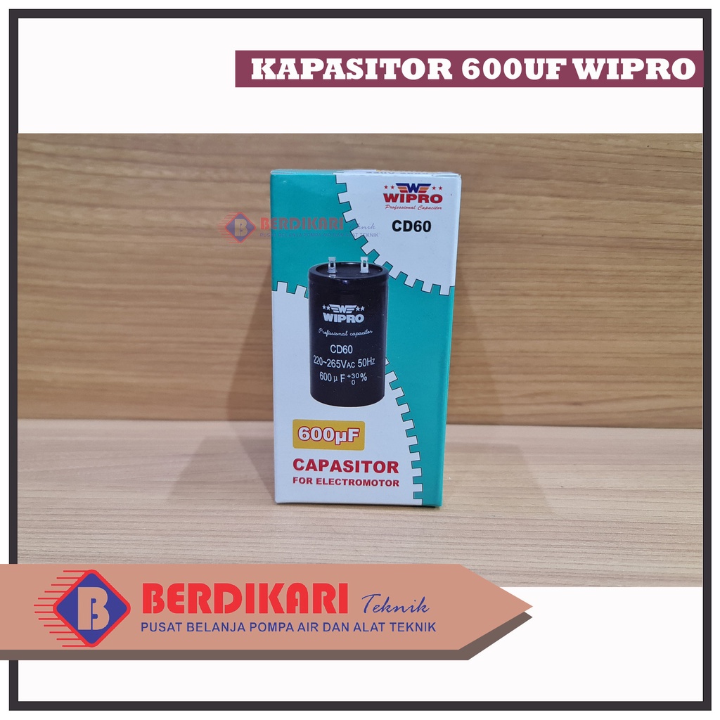 Jual Capasitor 600 uf WIPRO Kapasitor Dinamo Starting Capacitor 600uf ...