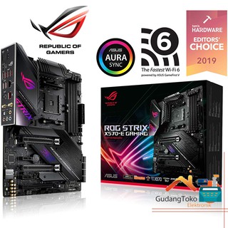 Jual New Motherboard ASUS ROG Strix X570-E Gaming Socket AM4 X570E ATX ...