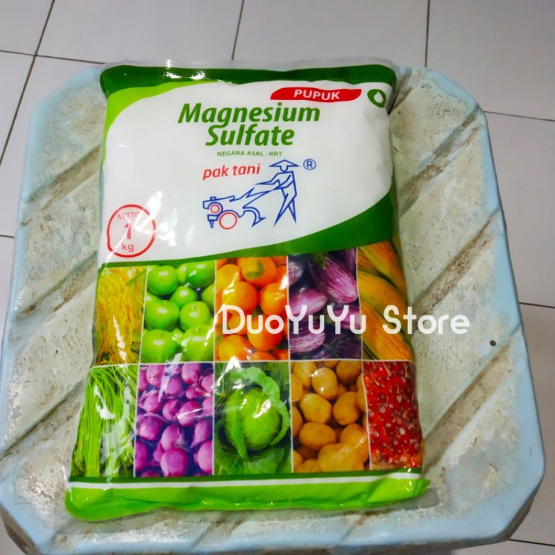 Jual Pupuk Magnesium Sulfat Kemasan Pabrik 1 Kg Pak Tani | Shopee Indonesia