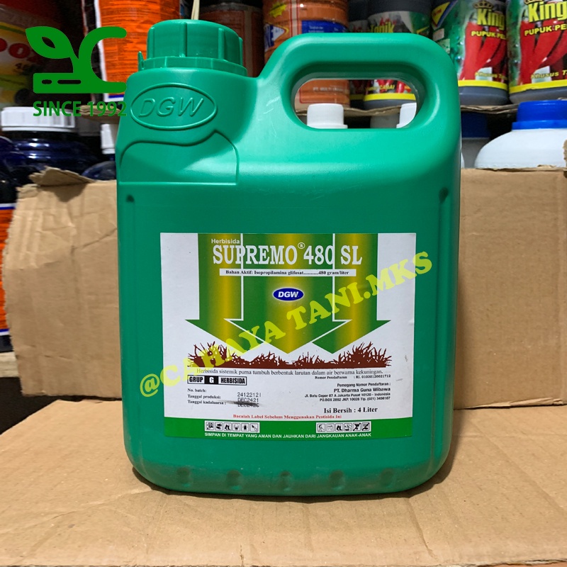 Jual Herbisida Supremo 480 SL 4 liter | Shopee Indonesia
