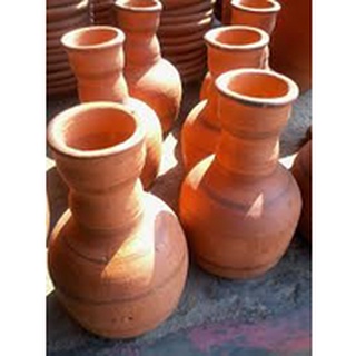 Jual Kendi wadah Tempat Air Tanah Liat Tradisional Vas Bunga Kerajinan ...