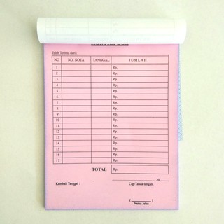 Buku Nota Kontra Bon NCR Kontra Bon 2 Rangkap 2 Kontra Bon AF Kontra ...