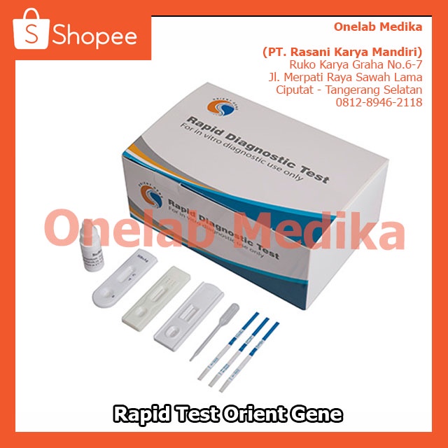 Jual Alat Tes Typhoid Alat Cek Demam Tifoid Tifus Device 25 Test Orient ...