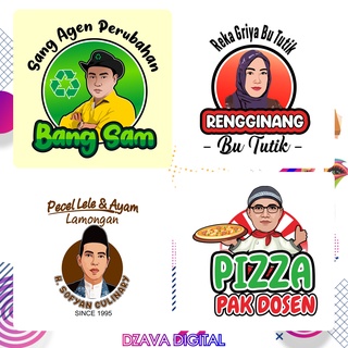 Jual JASA DESAIN LOGO VEKTOR WAJAH | LOGO VEKTOR | DESAIN LOGO KARTUN ...