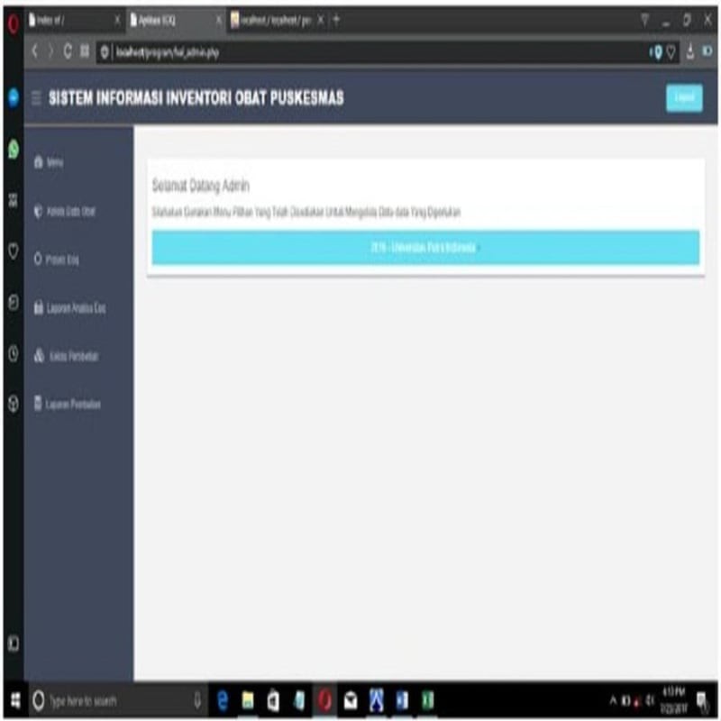 Jual software aplikasi web php sistem informasi inventory obat | Shopee Indonesia