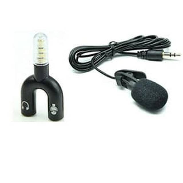 Jual Mic Hp microphone handphone Plus audio Spliter | Shopee Indonesia