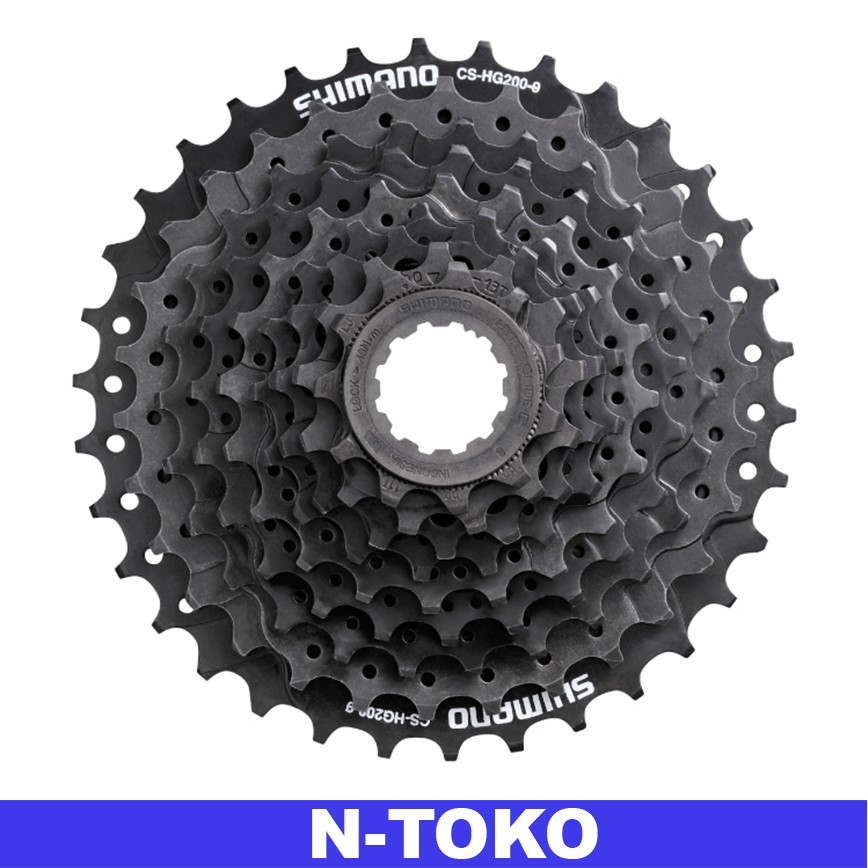 Jual Sprocket Sepeda Shimano HG200 Cassette 9 Speed 11 - 34T | Shopee ...