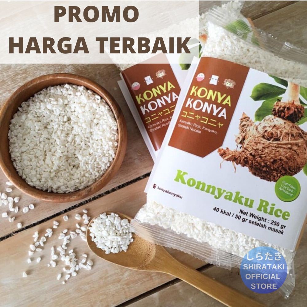 Jual Beras shirataki 1 Kg beras diet keto beras rendah kalori shirataki ...
