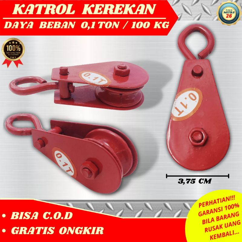 Jual Katrol 1,5 Inchi Kerekan 1,5 Inchi Katrol Burung Kerekan Burung ...