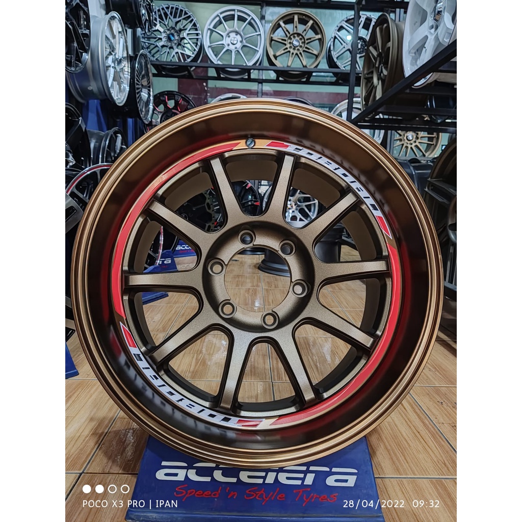 Jual Velg hsr wheel untuk mobil pajero, fortuner ring 18 pcd 6X139,7 ...