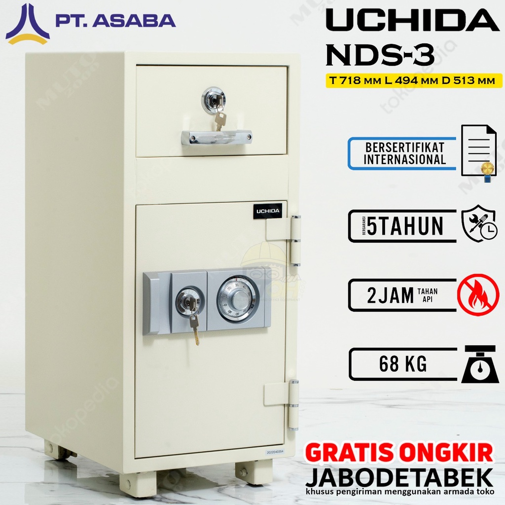 Jual brankas brangkas Uchida NDS-3 Uchida NDS3 brankas kotak amal brankas celengan berankas ...