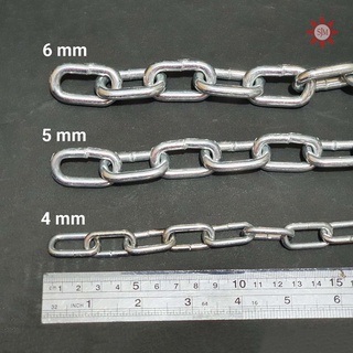 Jual Rantai Besi Pagar Ukuran 4mm Meteran | Shopee Indonesia
