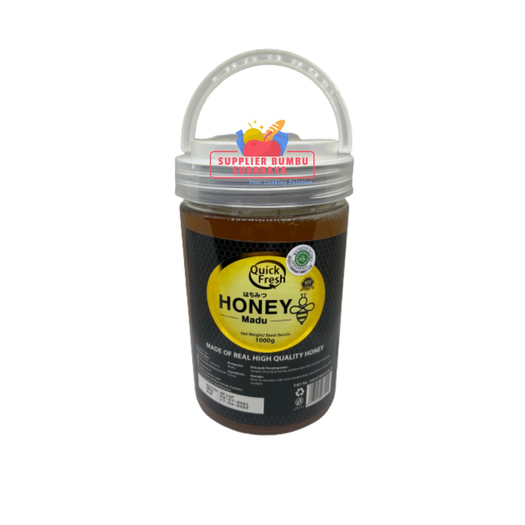 Jual Madu Quick Fresh Honey Asli Kemasan Bucket Plastik 1kg | Shopee ...