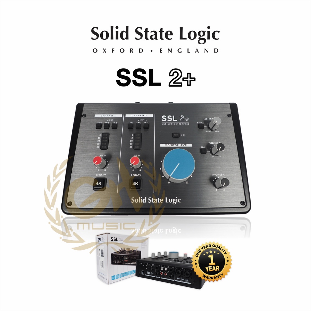 Jual Solid State Logic SSL 2+ Soundcard Audio Interface | Shopee Indonesia