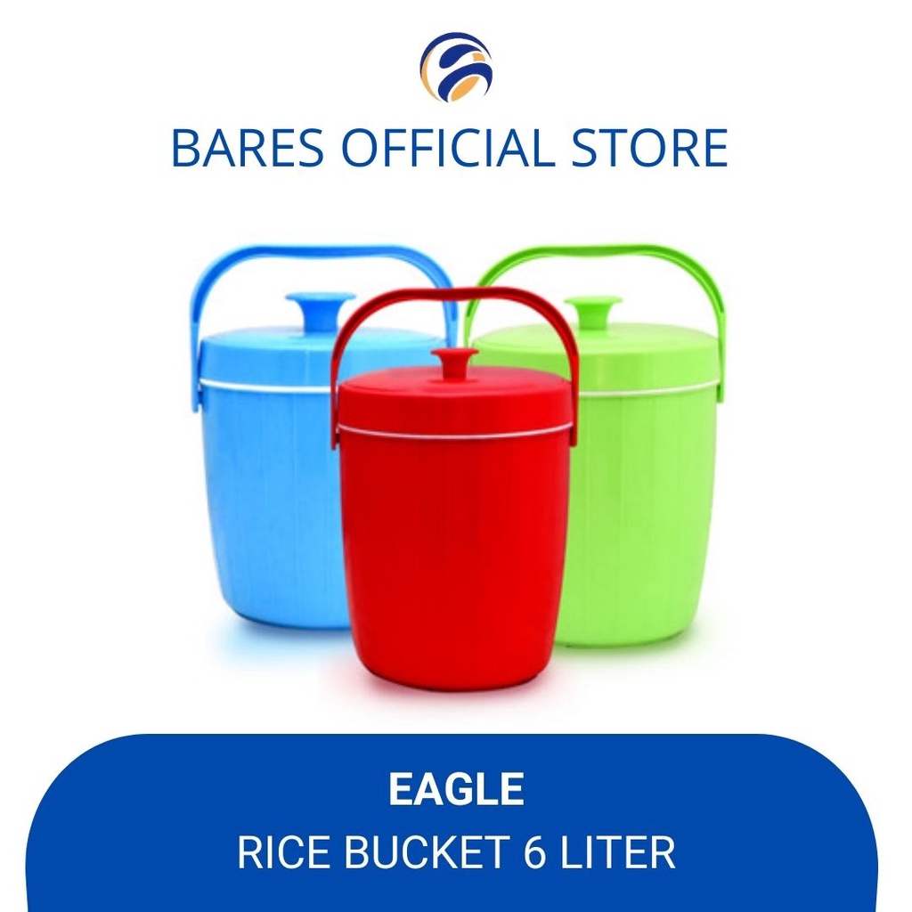 Jual RICE BUCKET PLASTIK GLOBAL EGLE 6 LITER | Shopee Indonesia