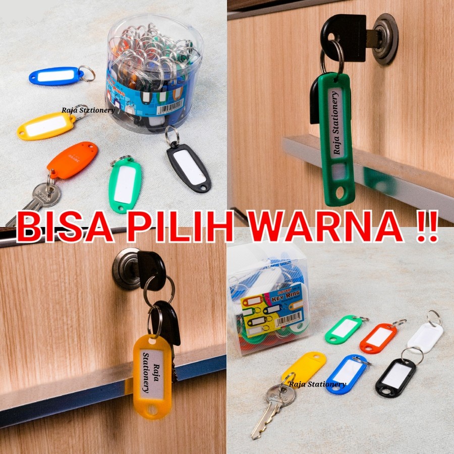 Jual GANTUNGAN KUNCI JOYKO BISA TULIS NAMA KEY RING JOYKO LABEL PILIH ...