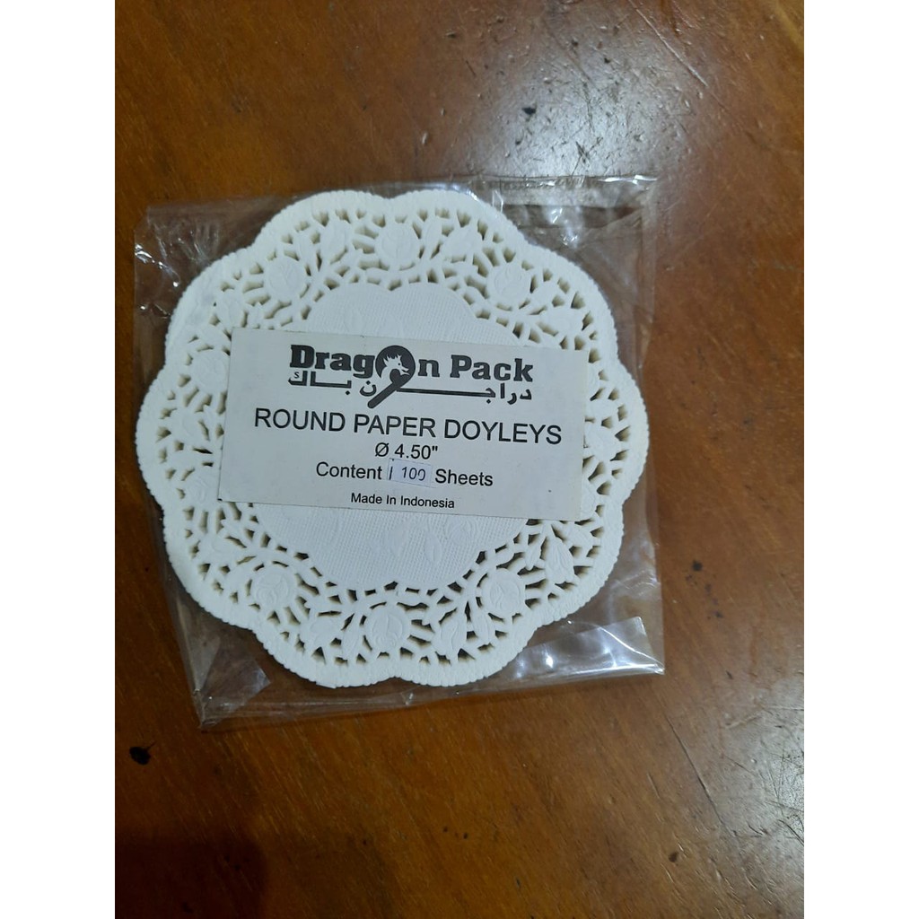 Jual Kertas Paper Doyleys / Doilies Dragon Pack Lingkaran 4.5" (100 pcs) Indonesia|Shopee Indonesia
