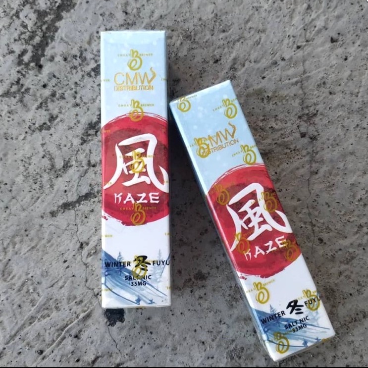 Jual Kaze Salt Nic Winter Fuyu 15ml 35mg Cukai 2022 Polo Ice Spearmint ...